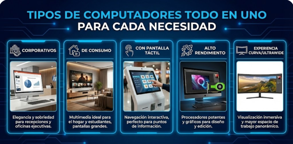 VENTA DE COMPUTADORES TODO EN UNO EN APARTADÓ COLOMBIA